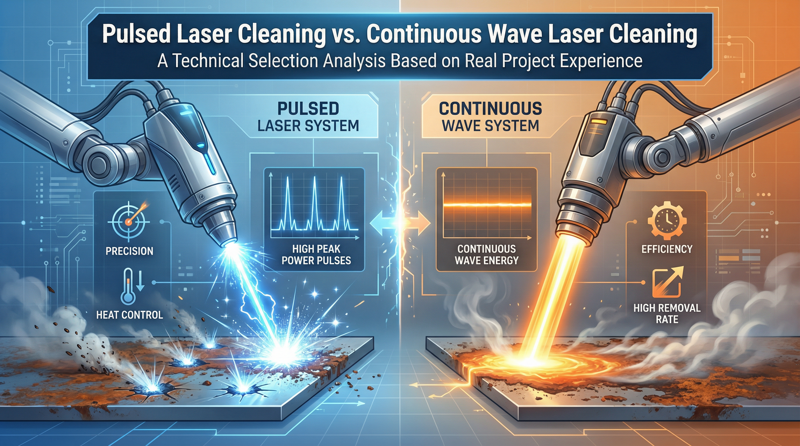 Nettoyage laser pulsé ou continu : comment choisir le système adapté ...